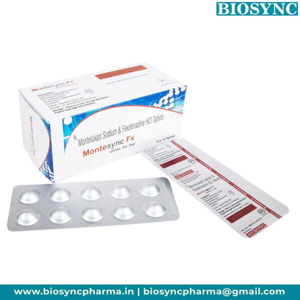 Montelukast & Fexofenadine Tablets Manufacturer & Supplier