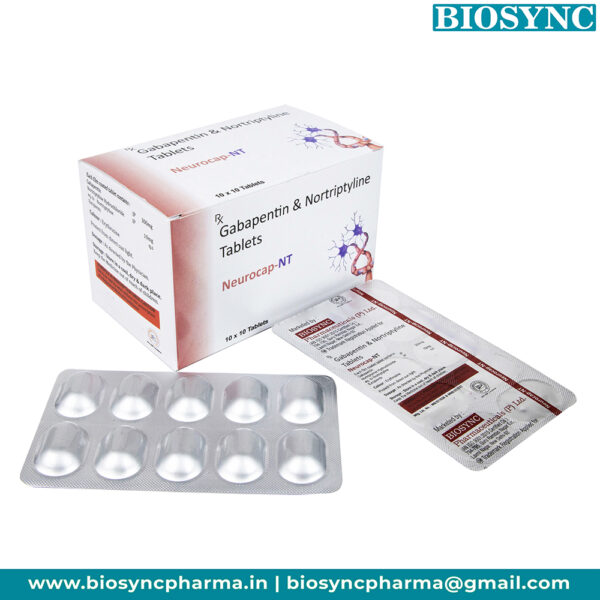 Gabapentin & Nortriptyline Tablets Manufacturer & Supplier