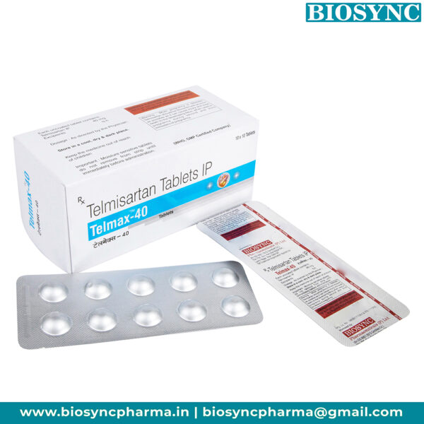 Telmisartan 40mg Tablets Manufacturer & Supplier in India